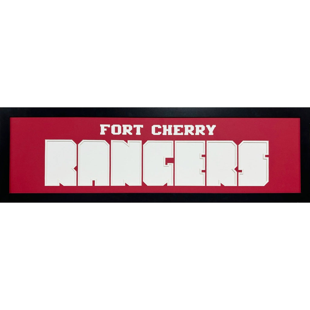 Fort Cherry Rangers Custom School Nameplate 7 Photo Frame