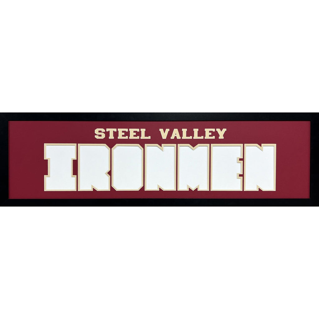 Steel Valley Ironmen Custom School Nameplate 7 Photo Frame